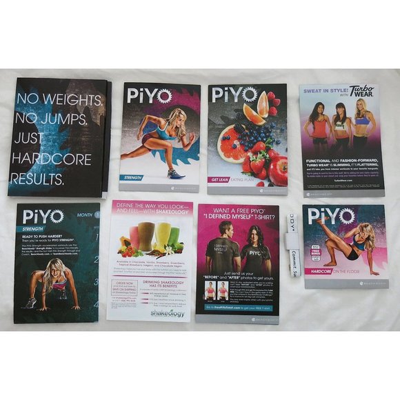 Beachbody | Media | Piyo Beachbody 5 Dvd Set Workout Fitness Nutrition ...